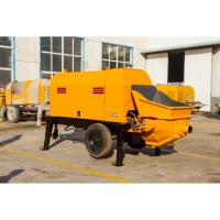 China HBT80 Trailer Mounted Concrete Pump - 75 m³/h Capacity, 13 MPa Pressure, Diesel/Electric Powered Mortar Pump Machine for sale