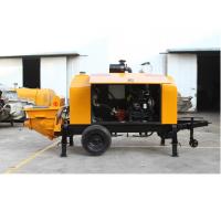 China HBT80 Concrete Trailer Pump - 75 m³/h Capacity, 13 MPa Pressure, Diesel/Electric Power Options for sale