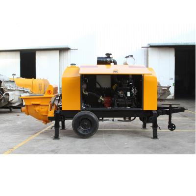 China HBT80 Concrete Trailer Pump - 75 m³/h Capacity, 13 MPa Pressure, Diesel/Electric Power Options for sale
