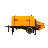 China HBT80 Concrete Trailer Pump - 75 m³/h Capacity, 13 MPa Pressure, Diesel/Electric Power Options for sale