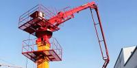 China Stationary Spider Concrete Placement Boom Rotary Reducer HG28 27.5M Radius HG32 32M Radius Construction Machinery for sale