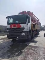 China SANY BSA 1409 D Truck Mounted Concrete Pump - 97 m³/h Output, 100m Vertical Reach, 140kW Diesel Engine for sale