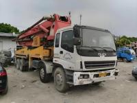 China Refurbished 2015 Concrete Pump Trailer HBT60C-1413D with 37m Boom and 800m Horizontal Reach for sale