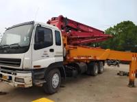 China 350L Ready Mixed Concrete Pump Machinery HBT60C-1816D with 60m³/h Output and 200m Vertical Reach for sale
