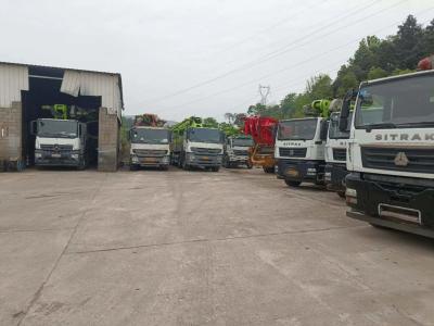 China Used Zoomlion 49M Diesel Concrete Pump HBT40C-1410D 40m³/h Output 500m Horizontal Reach for sale