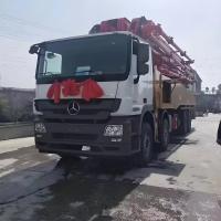 China SANY 56 Meter Truck-Mounted Concrete Boom Pump 80m³/h Output 18MPa Pressure Diesel Powered for sale