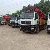 China SANY 56 Meter Truck-Mounted Concrete Boom Pump 80m³/h Output 18MPa Pressure Diesel Powered for sale