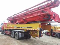 China Used Zoomlion Concrete Pump Truck 47m Boom Second Hand Diesel 11 Years Horizontal for sale