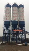 China 50-100 Ton Cement Storage Silo for Batching Plants | 4-25M Diameter | Galvanized Steel Construction for sale