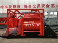 China JS1500 Fully Automatic Concrete Twin-Shaft Mixer 1500L Capacity 30kW Dual Motor for Construction for sale