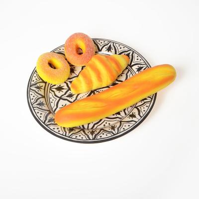 China Black And White Printed Melamine Plate Scratch Resistant Melamine Dinner Plates for sale