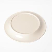 China Black And White Printed Melamine Plate Scratch Resistant Melamine Dinner Plates for sale