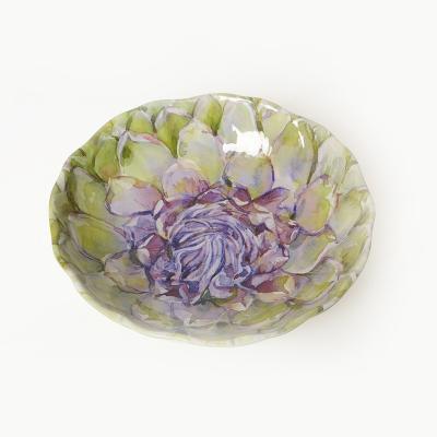 China Purple Petal Melamine Fruit Bowl / Melamine Batter Bowl MB-002 for sale