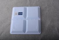 China Pure White Unpatterned Melamine Square Plate Break Resistant Melamine Dinnerware Sets for sale