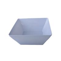 China Unpatterned Quadrilateral Melamine Ware Serving Bowl Square Pure Color MB-004 for sale