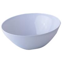 China Pure White Imitation Porcelain Tableware Melamine Cereal Bowls for sale