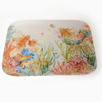 China Mermaid Print Melamine Ware Tablewares Rectangular Melamine Tray MT-005 for sale
