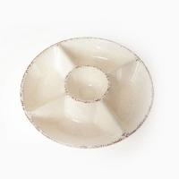 China Pure Color Pentagram Melamine Compote Tray Round MT-001 Square Melamine Tray for sale