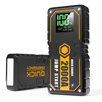 China 16000mAh Car Intelligent Jump Starter For Up To 3L Gasoline And 6L Diesel Emergency Tool Zip Box for sale