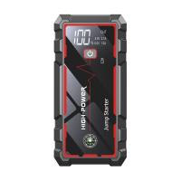 China 6400mah 12V Portable Car Battery Jump Starter Power Station With LED Display Multi Function Smart DigitalEmergency Car Jump Starter with LED Light, Warning Light, SOS & Portable Rechargeable Design for sale