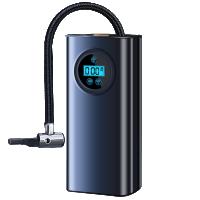 China 1500mAh Digital Tire Inflator Wireless Electric Car Battery Jump Starter Rechargeable Air Compressor With SOS Light for sale