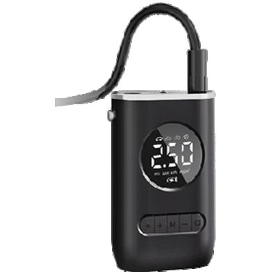 China Mini Portable ABS Car Air Compressor With Emergency Light Tire Inflator Smart Wireless Airpump For Tires for sale