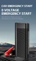 China Car Jump Starter & Tire Inflator For 6.0L Vehicles 600A Peak Current Built In LED Flashlight for sale