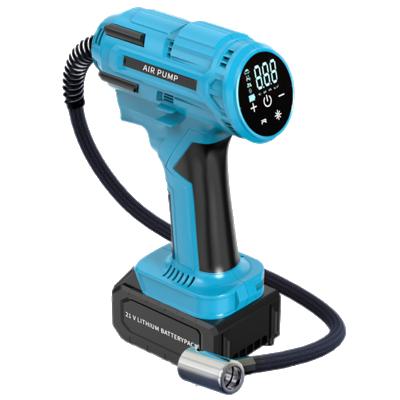 China Battery Powered Portable Tire Inflator 0-150 PSI Wireless 12V  With Digital  Display Emergency Jump Starter for sale