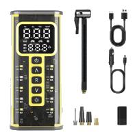 China Digital Car Emergency Tire Inflator With Jump Starter Air Pump ADV Portable Tire Inflators 150PSI for sale
