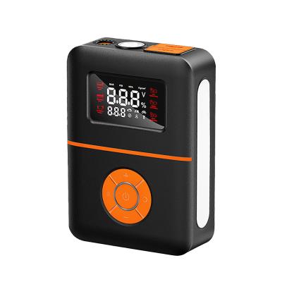 China 150 PSI Portable Tire Inflators 8000mAh 12000mAh 16000mAh Automotive Battery Charger Jump Starter for sale