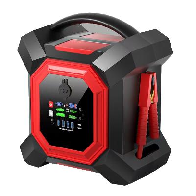 China 24V Truck Jump Starter 64000mAh Car Battery Booster Pack Portable Air Compressor Strong Clip Jump Starter for sale