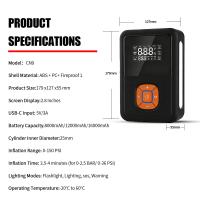 China 3 In One Multifunctional Jump Starter 12V 8000mAh 12000mAh 16000mAh Emergency Car Charger Jump Starter for sale