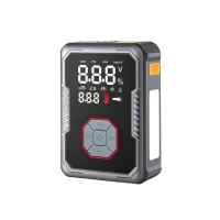 China 2025 new 1200A 1800A 2400A Vehicle Battery Jump Starter Pack With Air Compressor 3.2 Inch LED Display for sale