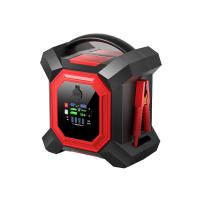 China 24v Truck Jump Starter 64000mAh Car Battery Booster Pack Air Compressor 12v Car Jump Starter 2000A Battery Operated Tire Inflator for sale