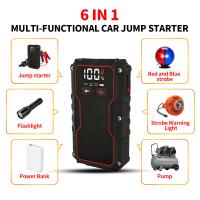China Smart Multi Functional Jump Starter 8000mAh 10000mAh 12V 150PSI Tire Inflator Emergency Vehicle Jump Starter for sale