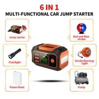 China Vehicle Jump Starter Power Bank With Air Compressor 10000mAh 12000mAh 16000mAh Emergency Battery Pack for sale