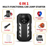 China 8000mAh 12V Vehicle Battery Jump Starter with Tire Inflator and Air Compressor Kit for sale