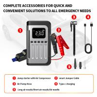 China Car Emergency Battery Jump Starter Power Bank Portable  8000mAh Battery Charger Jump Box for sale