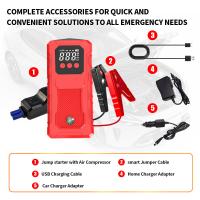 China 300A - 500A Automobile Battery Jump Starter 6000mAh Car Emergency Start Power Supply MultifunctionEmergency Car Jump Starter with Smart Digital Features, LED Light, Warning Light & SOS for sale
