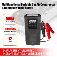 China Portable Emergency Car Battery Jump Starterwith Rechargeable Design, LED Light, Warning Light & SOS Diesel Gasoline Automobile Jump Starters 22.2Wh 26.64Wh 29.6Wh Emergency Start Power Supply for sale