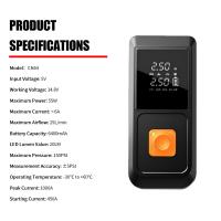 China Portable Car Jump Starter with 6400mAh Battery Capacity 150 PSI Tire Inflator and LED Flashlight with SOS for sale