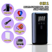 China Portable Car Jump Starter with Air Compressor Multi-Function Emergency Power LED Light for Dead Battery for sale