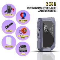 China Powerful 1000A Car Jump Starter with 150PSI Air Compressor , 6 in 1 Emergency Booster Pack for All 12V Vehicles for sale