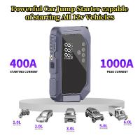 China Powerful 1000A Car Jump Starter with 150PSI Air Compressor , 6 in 1 Emergency Booster Pack for All 12V Vehicles for sale