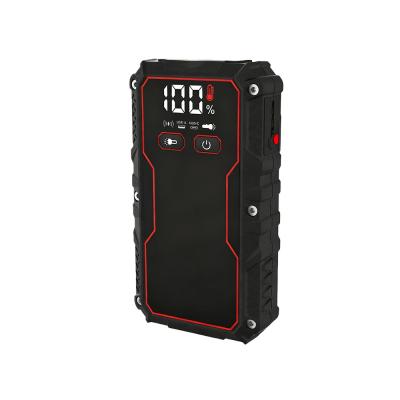 China Portable 6-in-1 Jump Starter with Air Compressor 150PSI Tire Inflator Power Bank LED Flashlight SOS 12V Car Battery Booster for All Gas Vehicles for sale