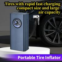 China Portable Tyre Inflator 80W Cordless Air Pump 17L/Min With Digital Pressure Display & SOS Mode for sale