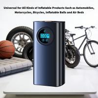 China 1500mAh Wireless Digital Tire Inflator Electric Car Air Compressor with Rechargeable Battery and SOS Light for sale