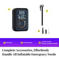 China Rapid Portable Tire Inflator - Compact Design, Large Air Capacity, Complete Accessories for All Inflatable Emergencies for sale