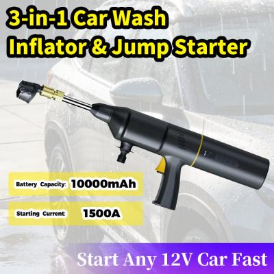 China 3-in-1 Function Emergency Kit with 10000mAh Battery and 1500A Peak Power Jump Starter for sale