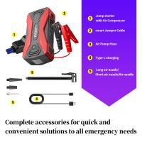 China 500A Peak 4-in-1 Multi Functional Jump Starter with 6000mAh Battery for Gasoline and Diesel Vehicles for sale